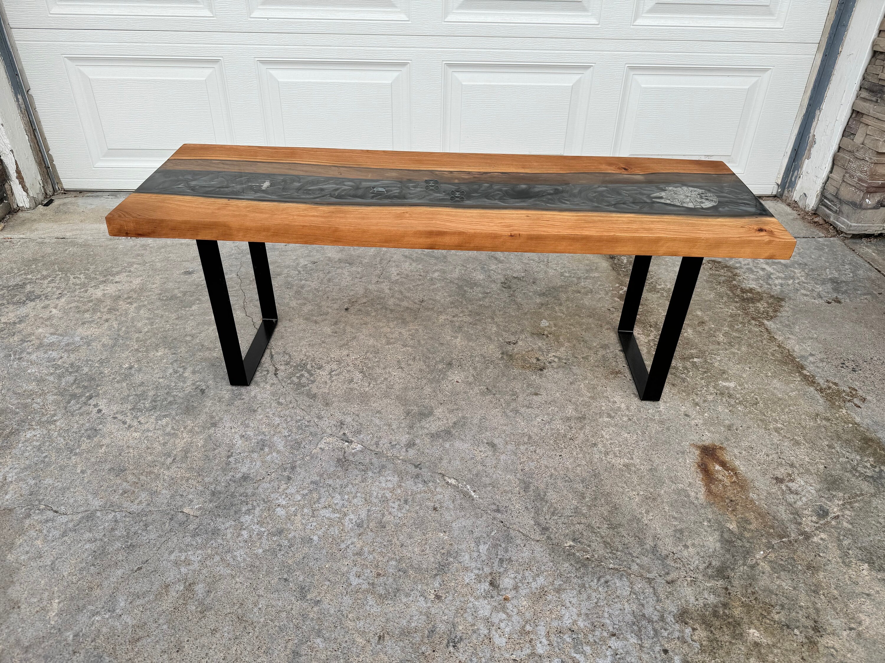 Star Wars Epoxy Table Cherry Wood - Etsy