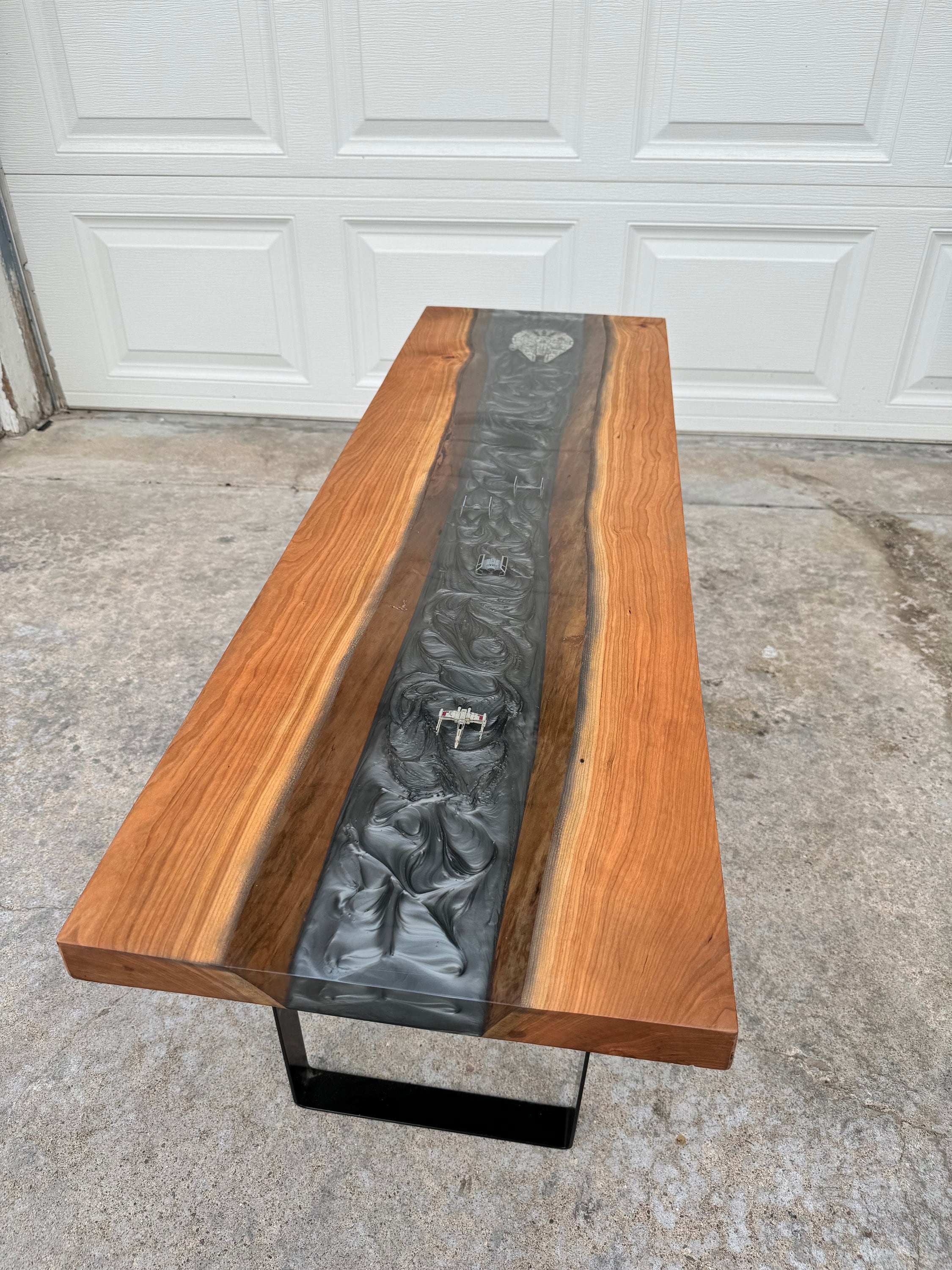 Star Wars Epoxy Table Cherry Wood - Etsy