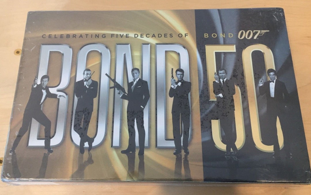 James Bond 50 Year Anniversary Movie Collection DVD, 007 Movies New - Etsy