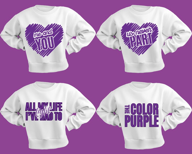 The Color Purple Celie Nettie Vinyl Sublimation DTF Tshirt SVG PNG ...