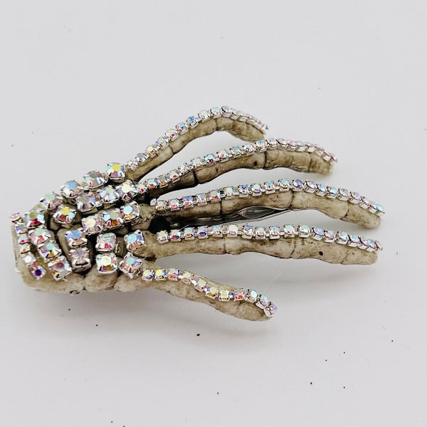 Skeleton Hand Hair Clip - Etsy