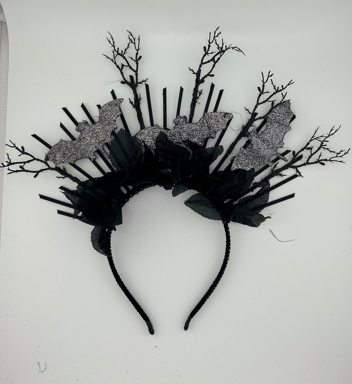 Gothic, Halloween Crown With Bats - Etsy