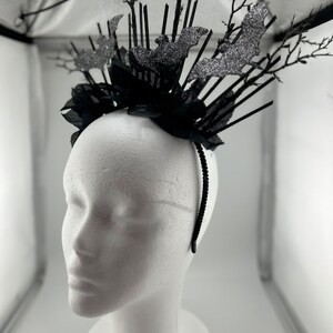 Gothic, Halloween Crown With Bats - Etsy