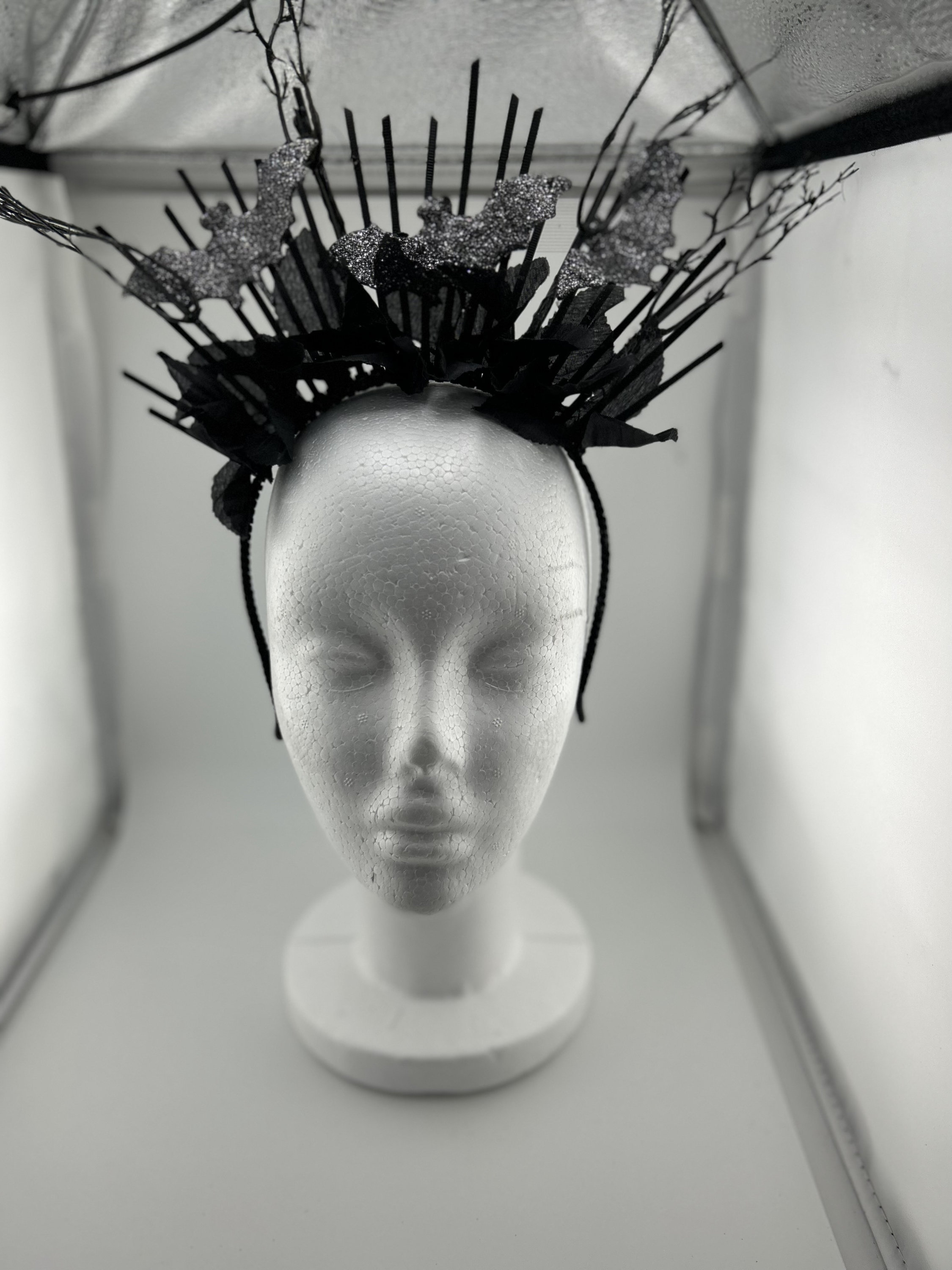Gothic, Halloween Crown With Bats - Etsy