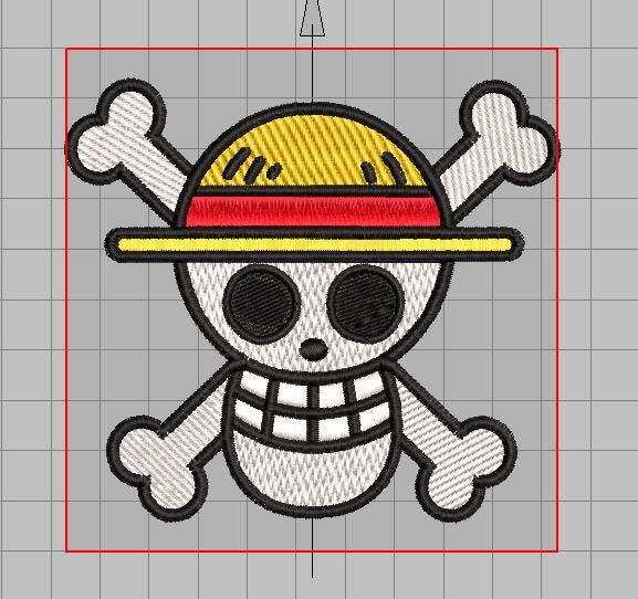 Luffy Embroidery Design: One Piece Anime Fan Art (digital Download) - Etsy