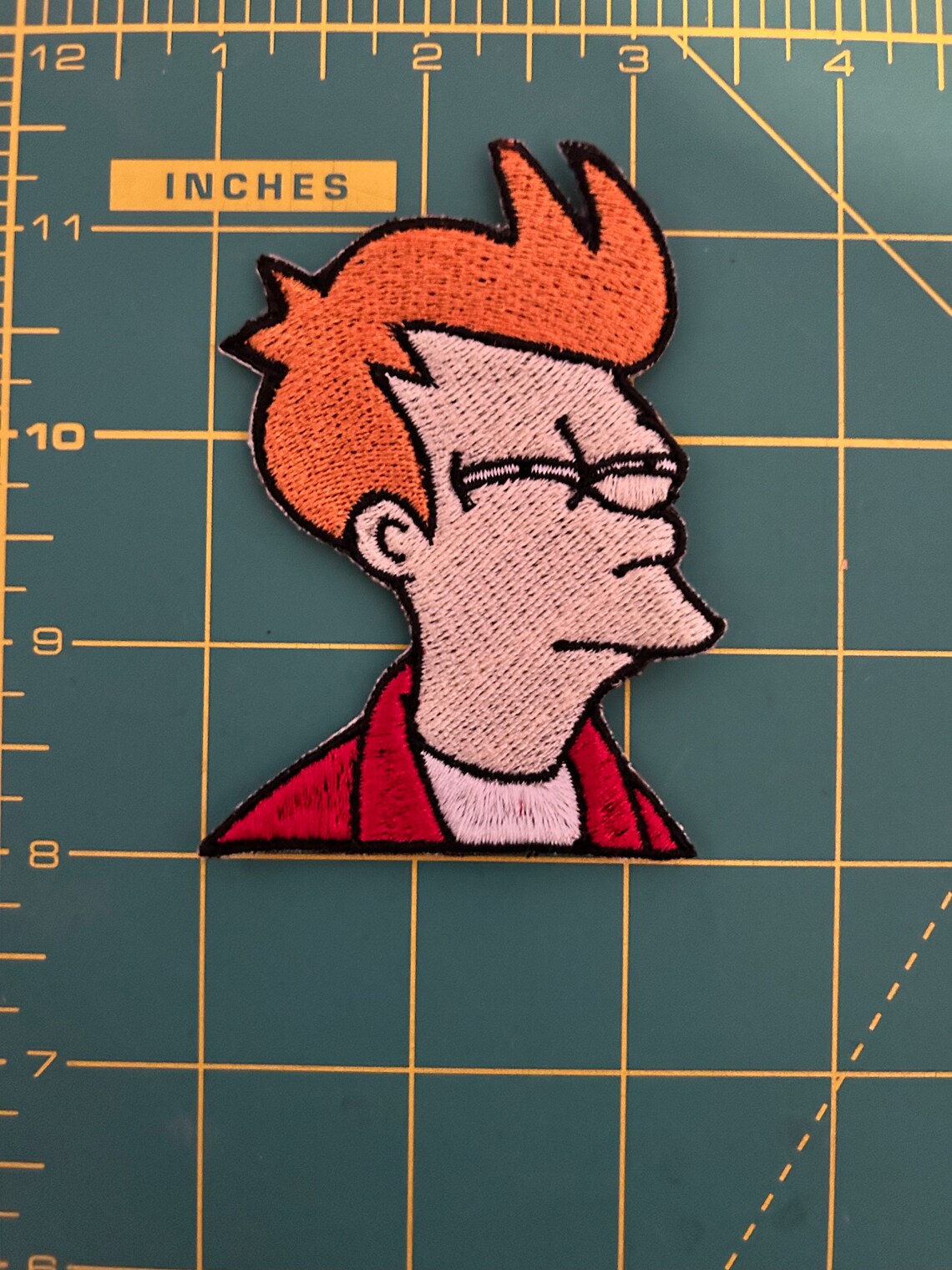 Skeptical Fry Embroidered Patch – Cartoon Sew on or Iron on Patch - Etsy