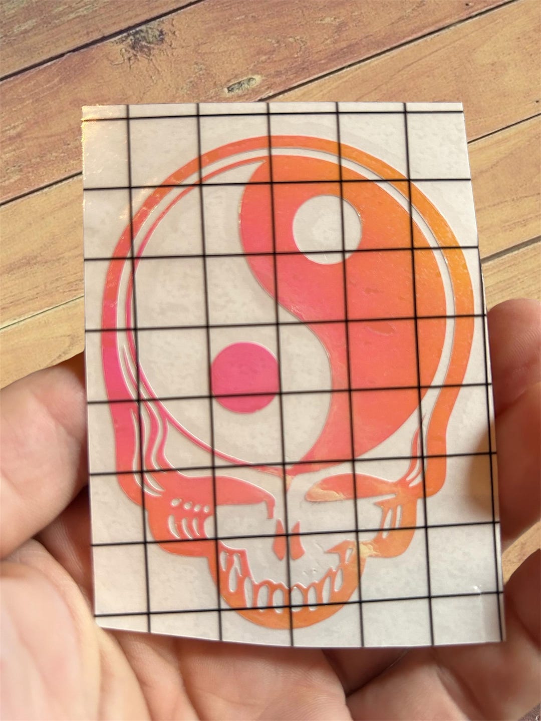 Yin Yang Stealie Vinyl Decal 4” Inch / Color Shifting Holo / SYF Dead ...