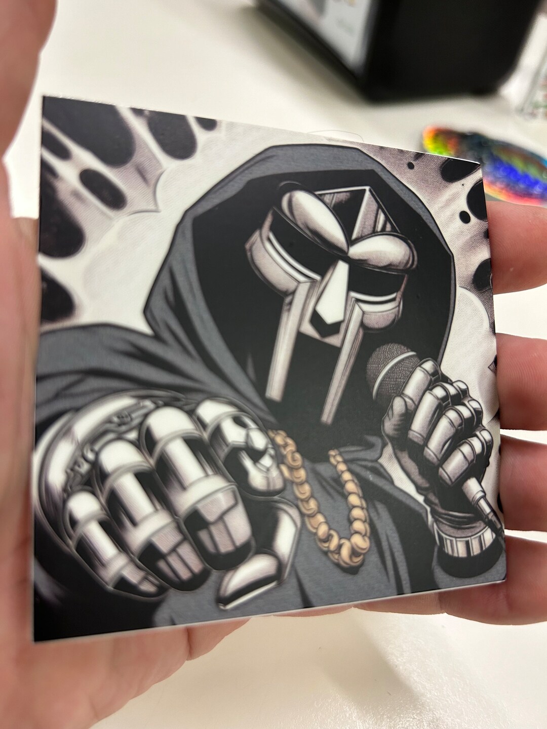 MF DOOM 3.5” Inch Sticket / UV Resistant / Bumper Sticker / Die Cut ...