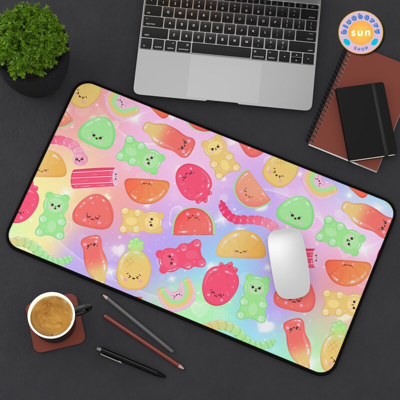 Kawaii Desk Mat - Etsy