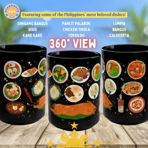 Filipino Food Mug Philippines Gift Filipino Heritage Filipino Cuisine ...