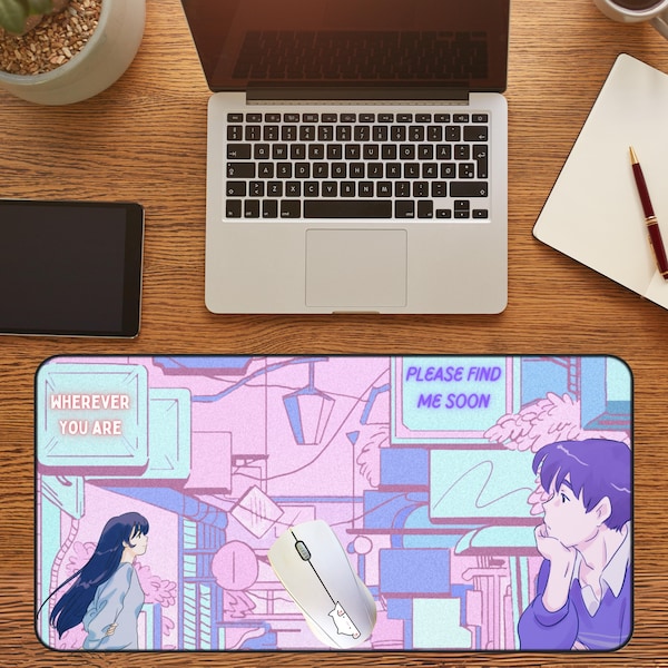 Anime Computer Desk Mat - Etsy