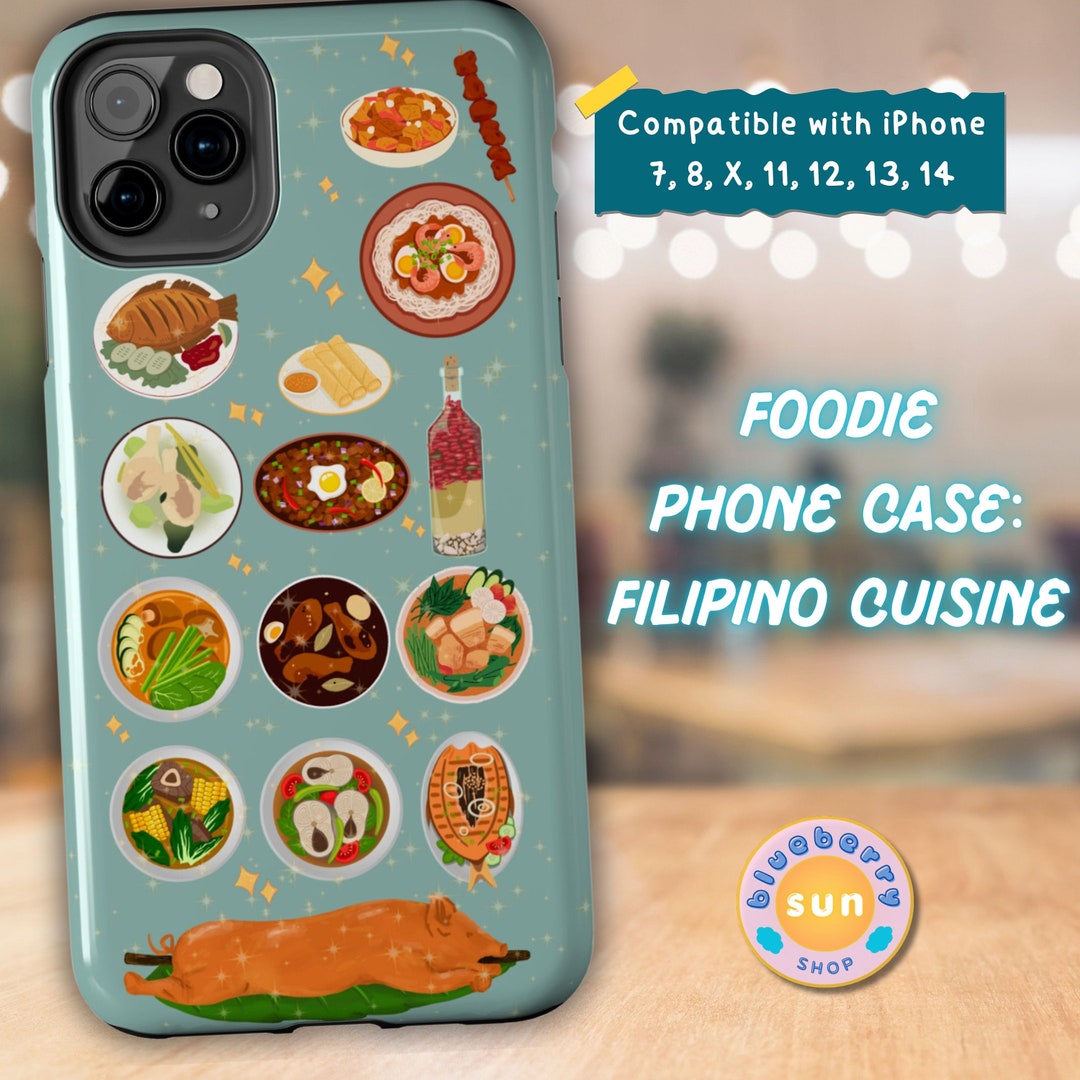 IPhone Case Philippines iPhone Case Filipino Foodie Gift Filipino Food ...