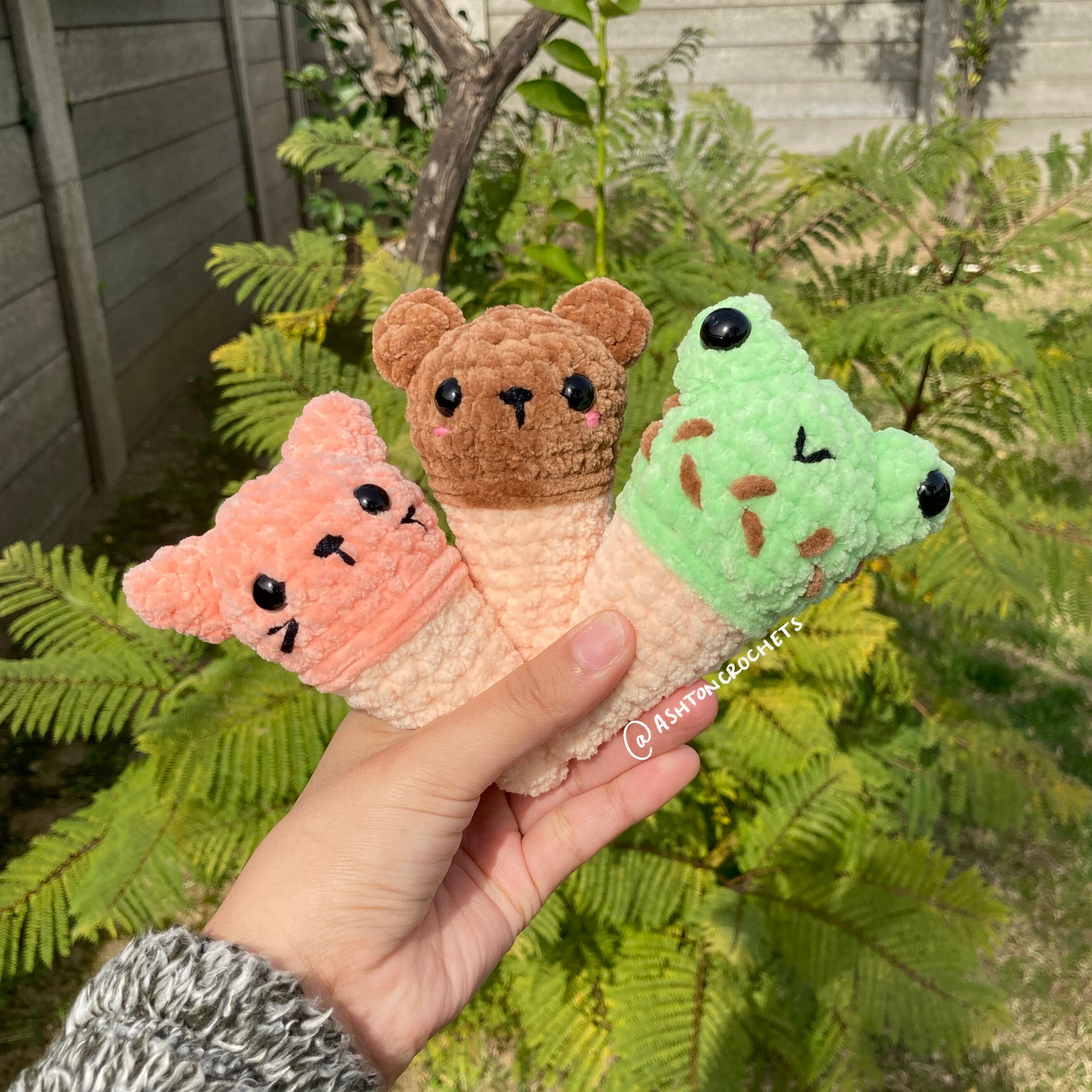 Cute Crochet Ice Cream Animals Crochet Ice Cream Bunny Crochet Ice ...
