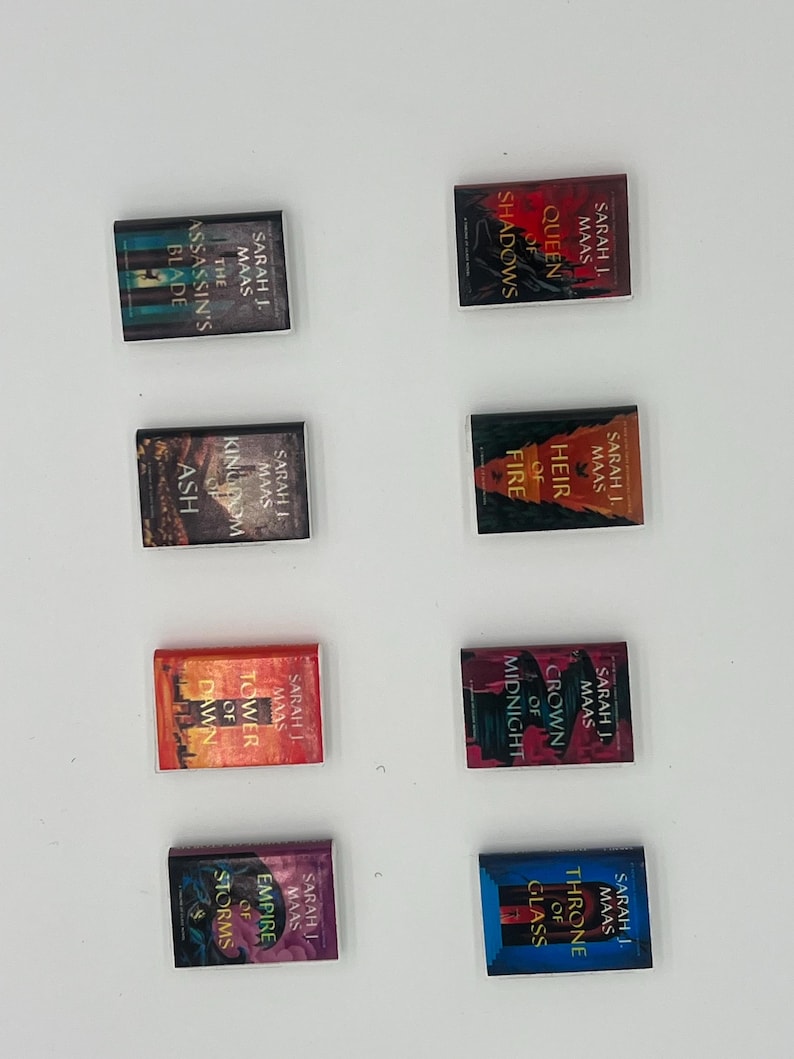 Throne of Glass Mini Book Set - 8 Total Books - Etsy