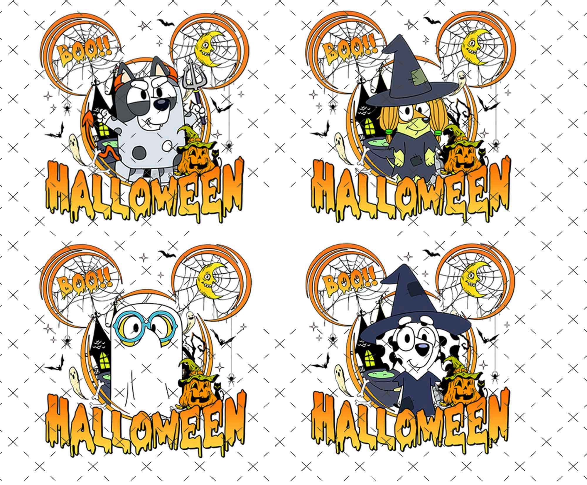 20 Designs Bluey Halloween Png Bluey Halloween Bundle Png - Etsy