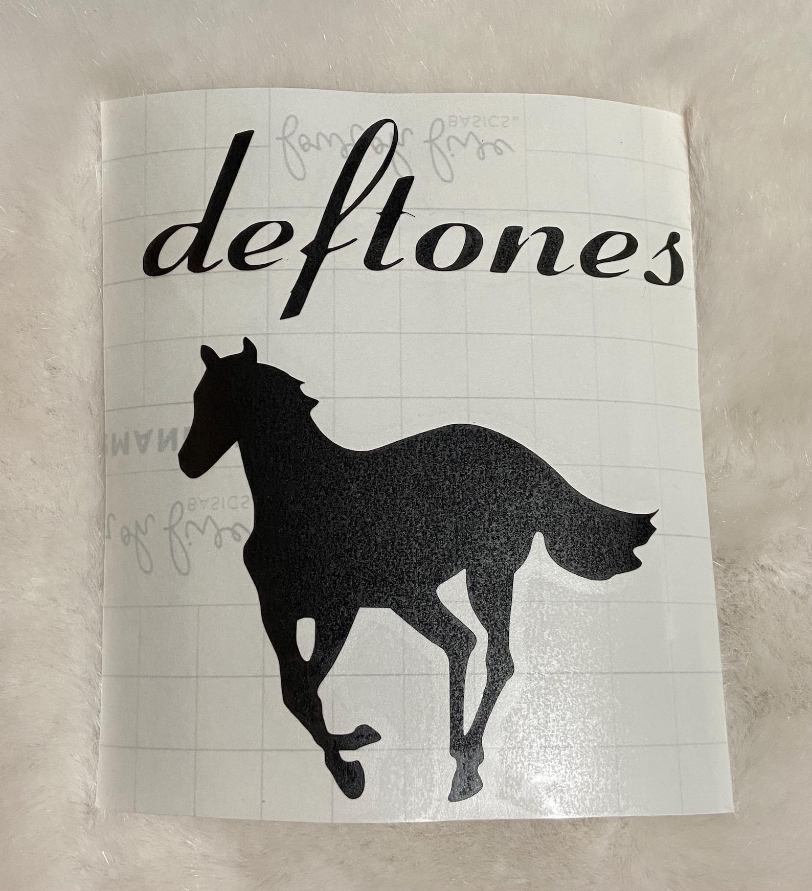 Deftones Vinyl Decal (black) - Etsy