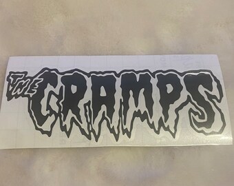 THE CRAMPS 5x2 Die Cut Color Vinyl Decal Water/weather Resistant - Etsy