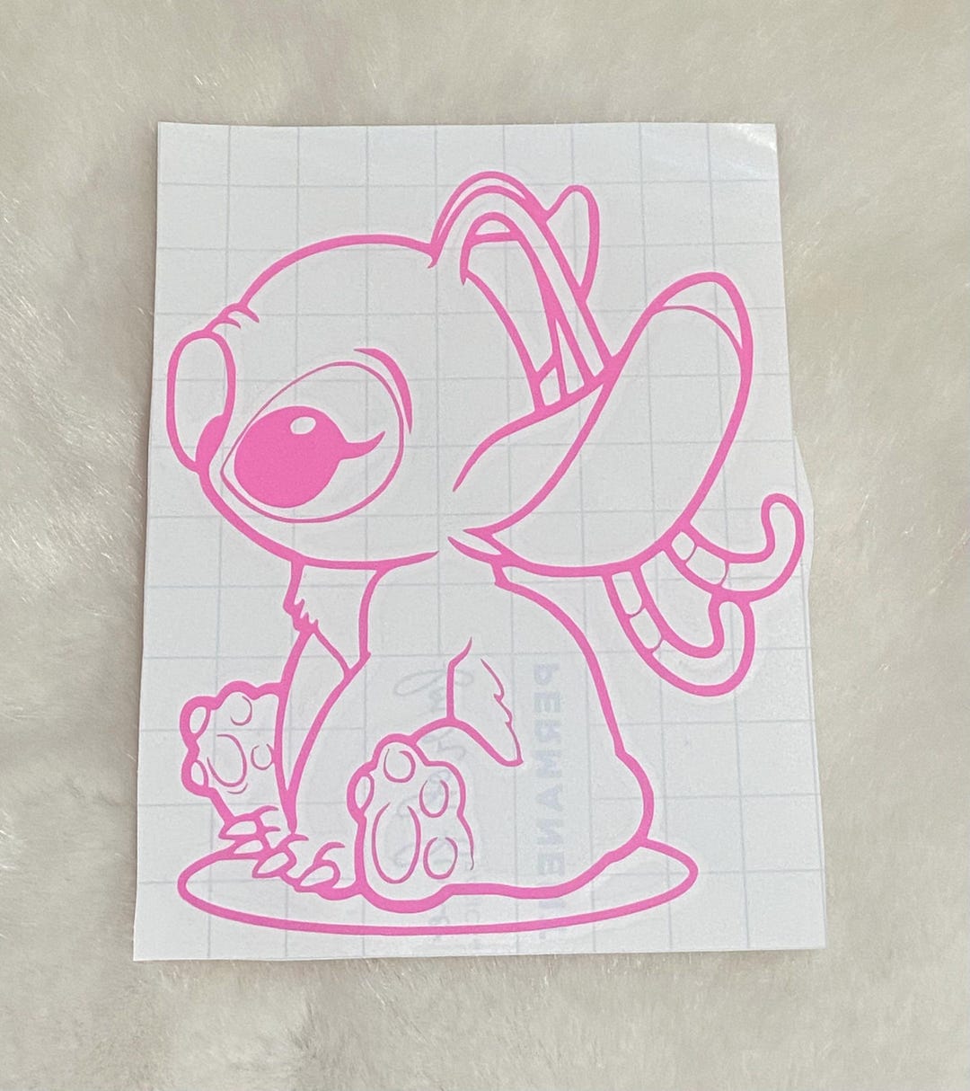 Angel Vinyl Decal (pink) - Etsy