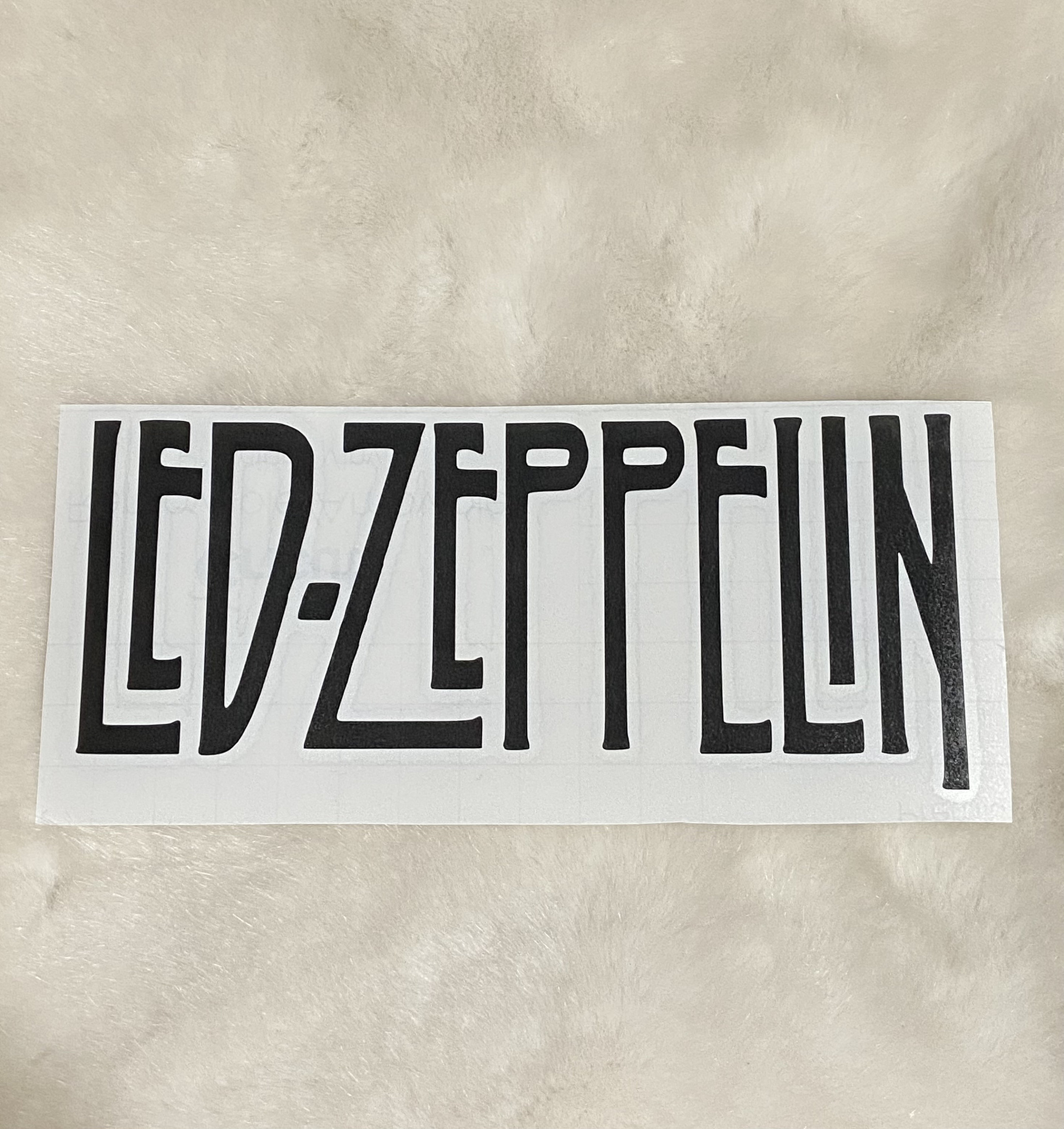 Led Zeppelin Vinyl Decal (black) - Etsy