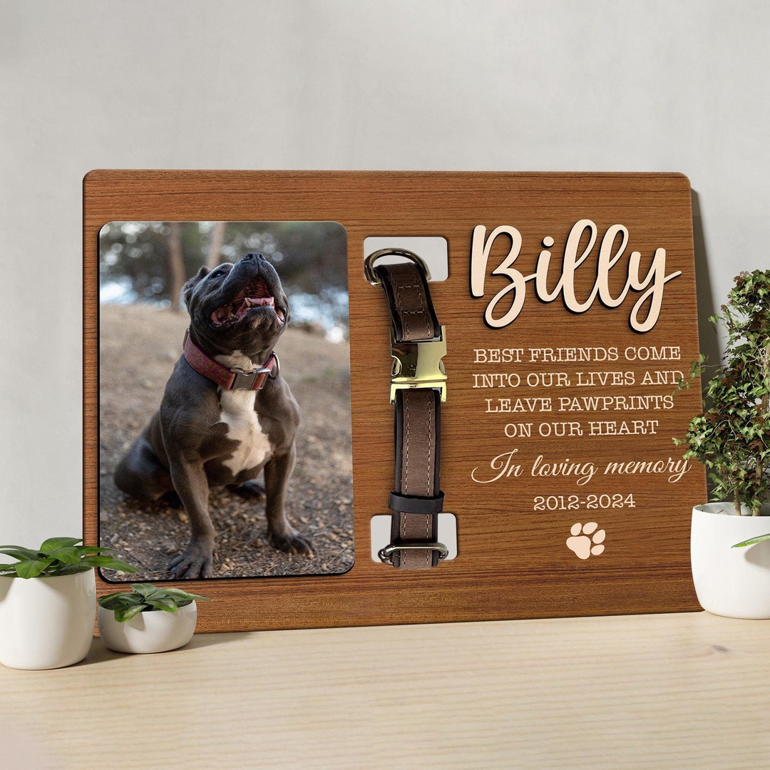 Personalized Dog and Cat Picture Photo Frame, Pet Memorial Gift, Pet ...