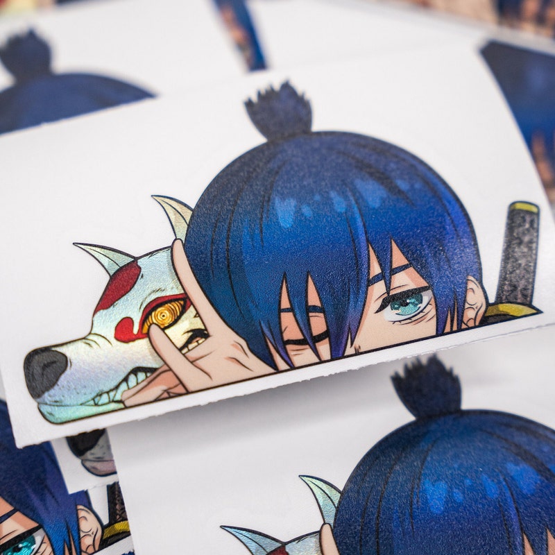 Anime Car Decal - Etsy