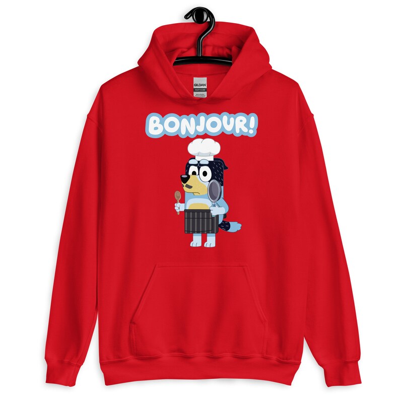 Bluey Bonjour Hoodie - Etsy