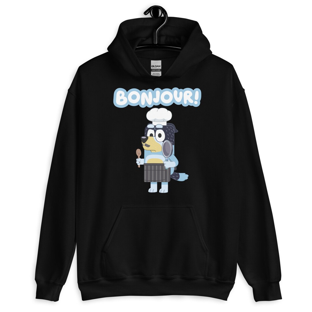 Bluey Bonjour Hoodie - Etsy