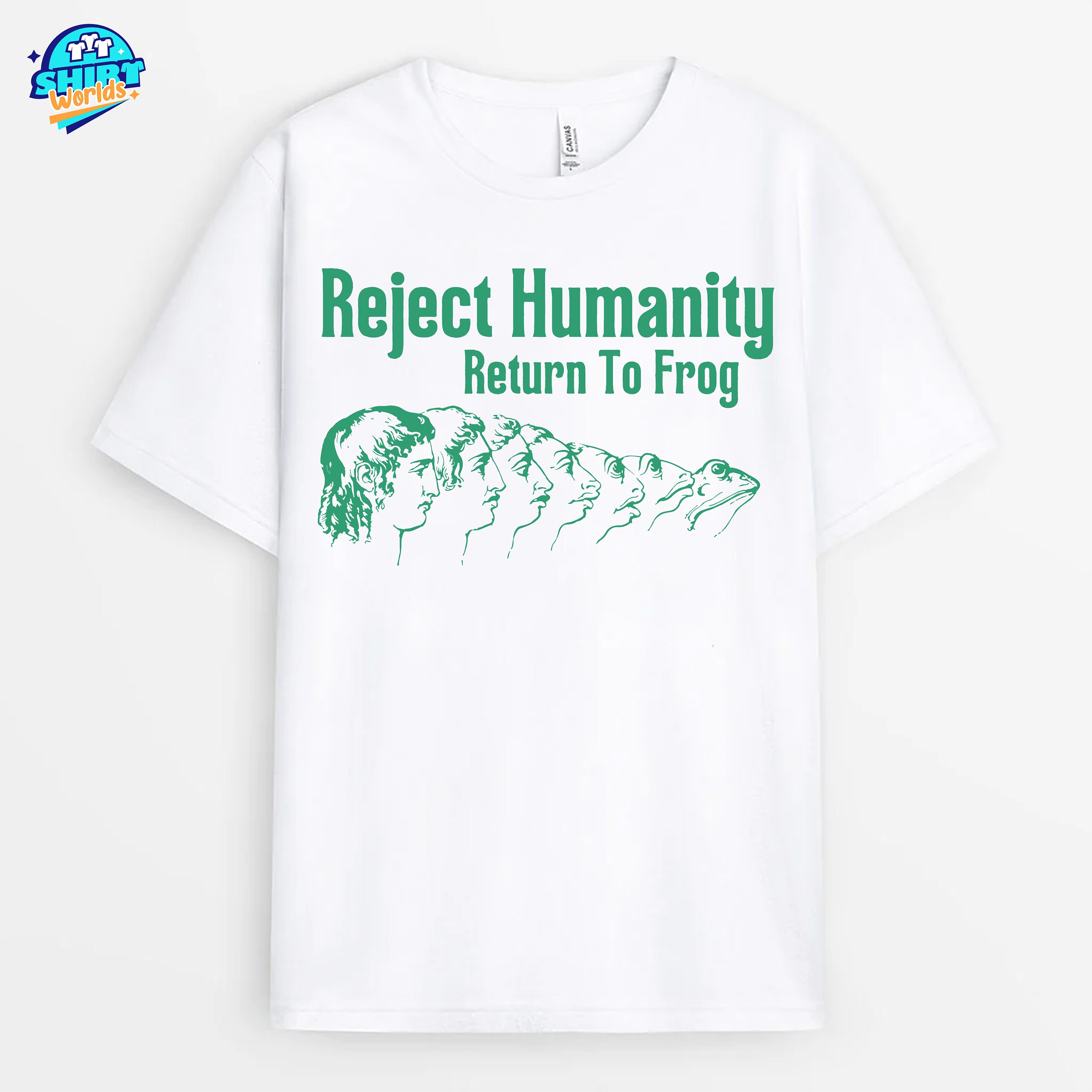 Reject Humanity Return to Frog Unisex T-shirt, Funny Frog Tshirt, Frog ...