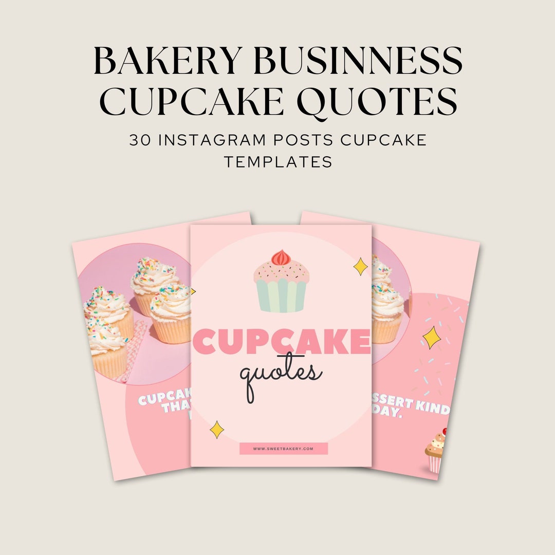 Bakery Instagram Templates, Posts for Cake Decorator, Bakery Branding ...