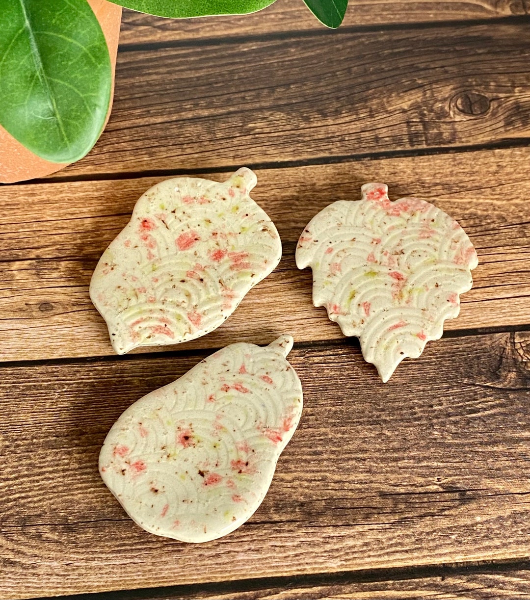 Noel Leaf Magnets Autumn Magnets Ceramic Magnets Set of - Etsy