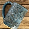 Wood Grain Mug | Ceramic Mug | Textured Mug | Tree Trunk Mug | Handmade ...