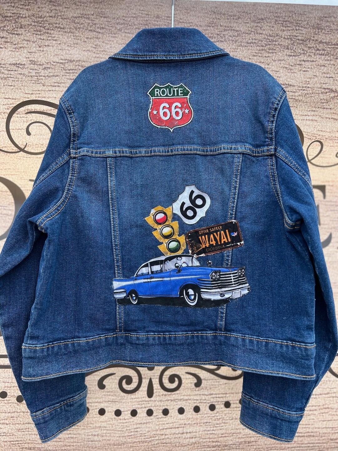Kids' Cars Denim Jacket Size 8 - Etsy