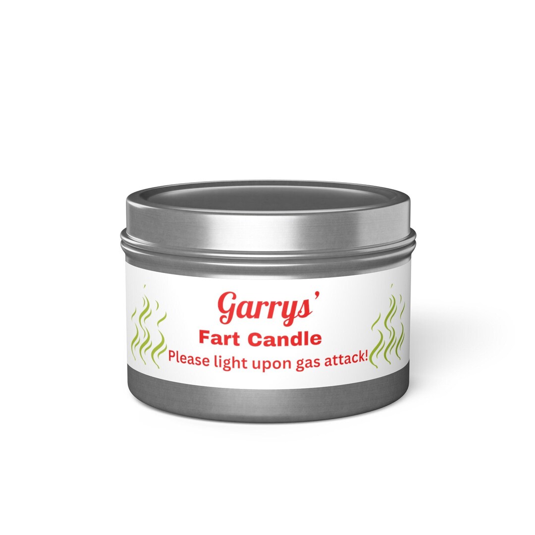 Personalized Fart Tin Candles - Etsy