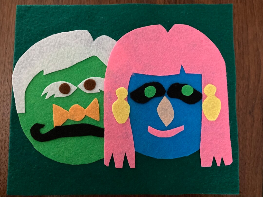 Make-a-face Handmade Felt Toy - Etsy