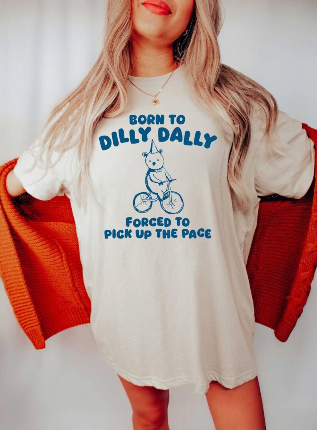 Born to Dilly Dally Shirt, Funny Meme Shirt, Cartoon Meme Tee, Trendy ...
