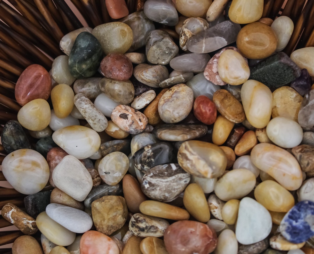 Tiny Tumbled Stones, Jewelry and Craft Supplies, Mixed Crystal Chips ...