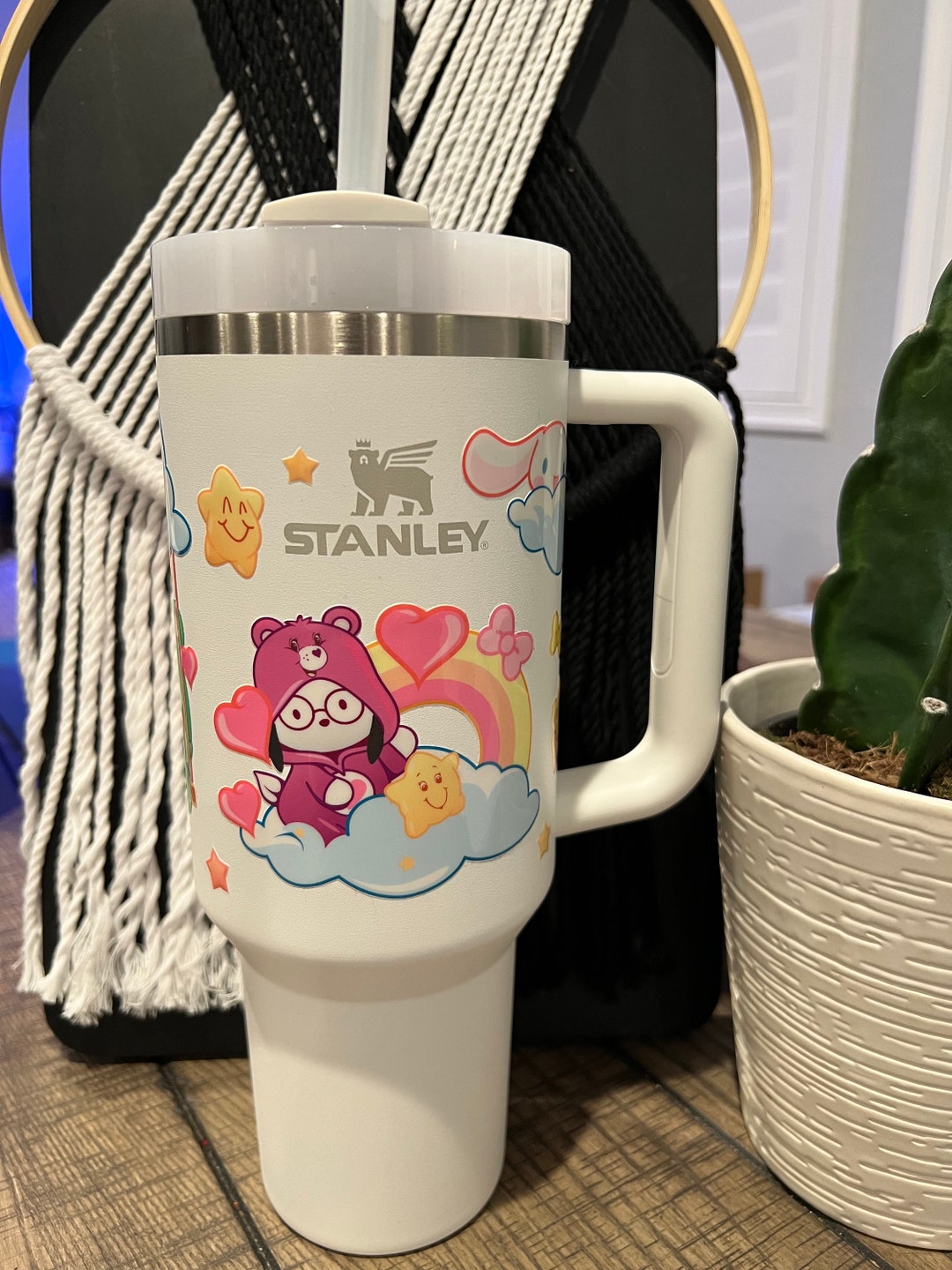 Custom Stanley 40oz Tumbler: Kitty and Bears UVDTF Wrap - Etsy