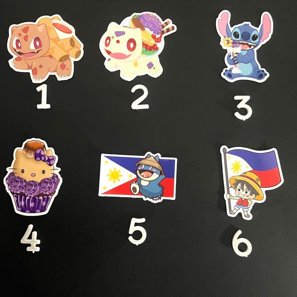 Cute Filipino Food Stickers - Etsy