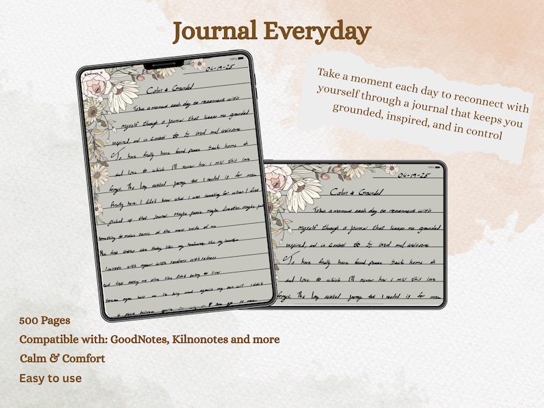 Digital Journal | Aesthetic Digital Notebook | Goodnotes | Penly ...