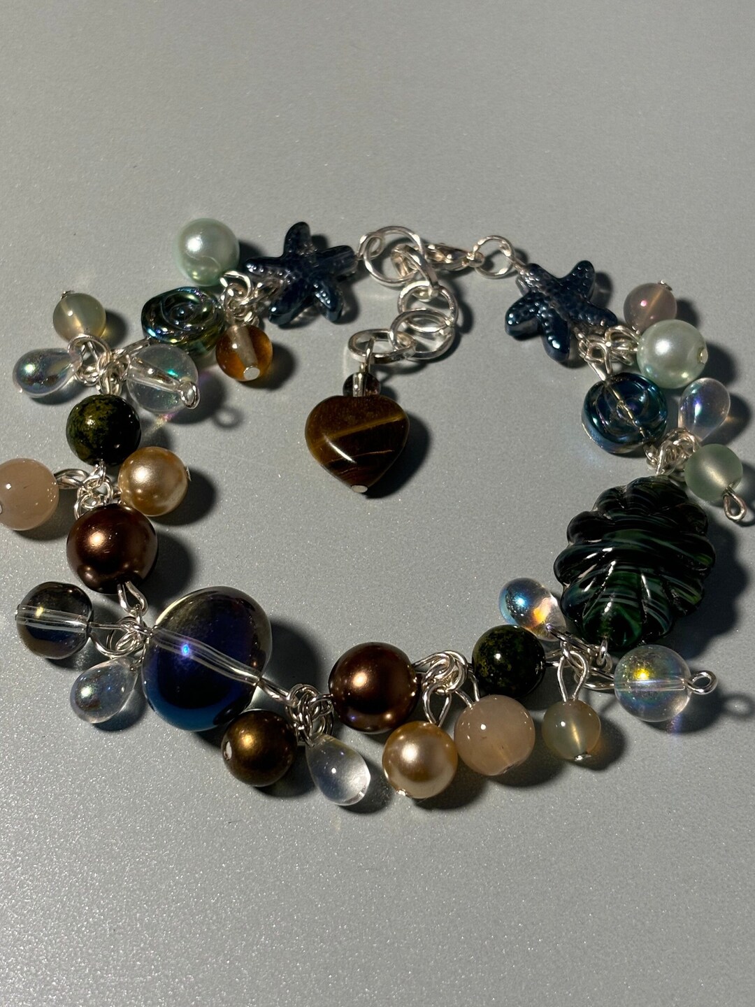 Matching H2o Inspired Moon Pool Bracelet & Necklace Set - Etsy