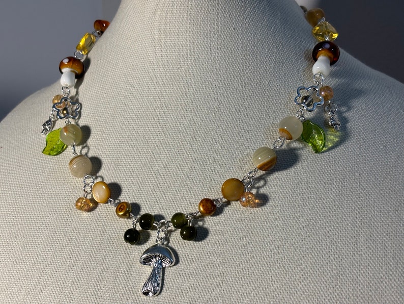 Cottage-core Mushroom Necklaces & Bracelets - Etsy