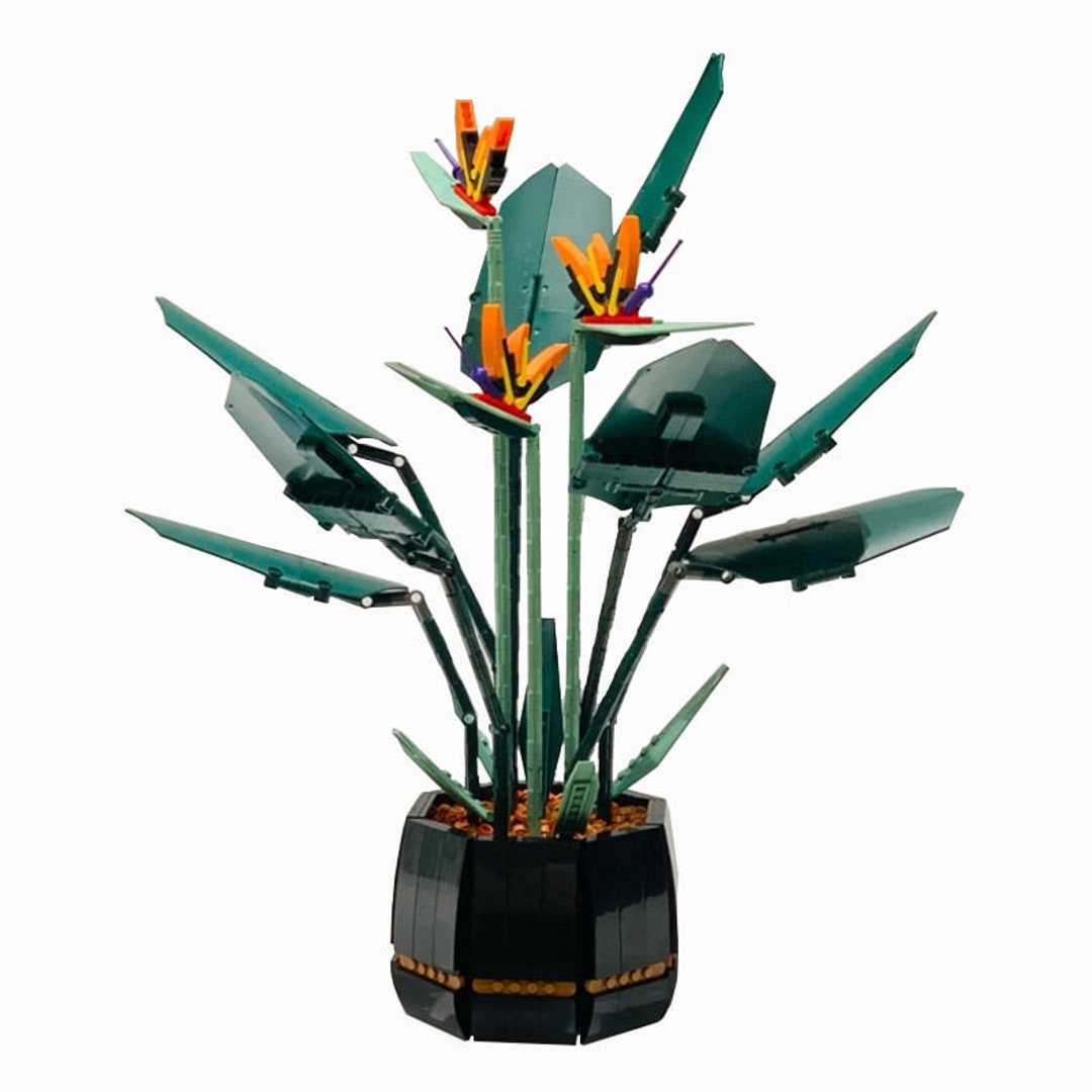 Bird of Paradise Flower Bouquet Building Block Bricks DIY - Etsy