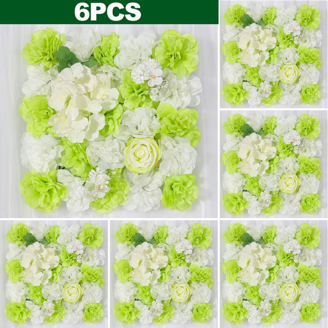 Artificial Flowers Wall Panel 3D Flower Backdrop Faux Roses - Etsy