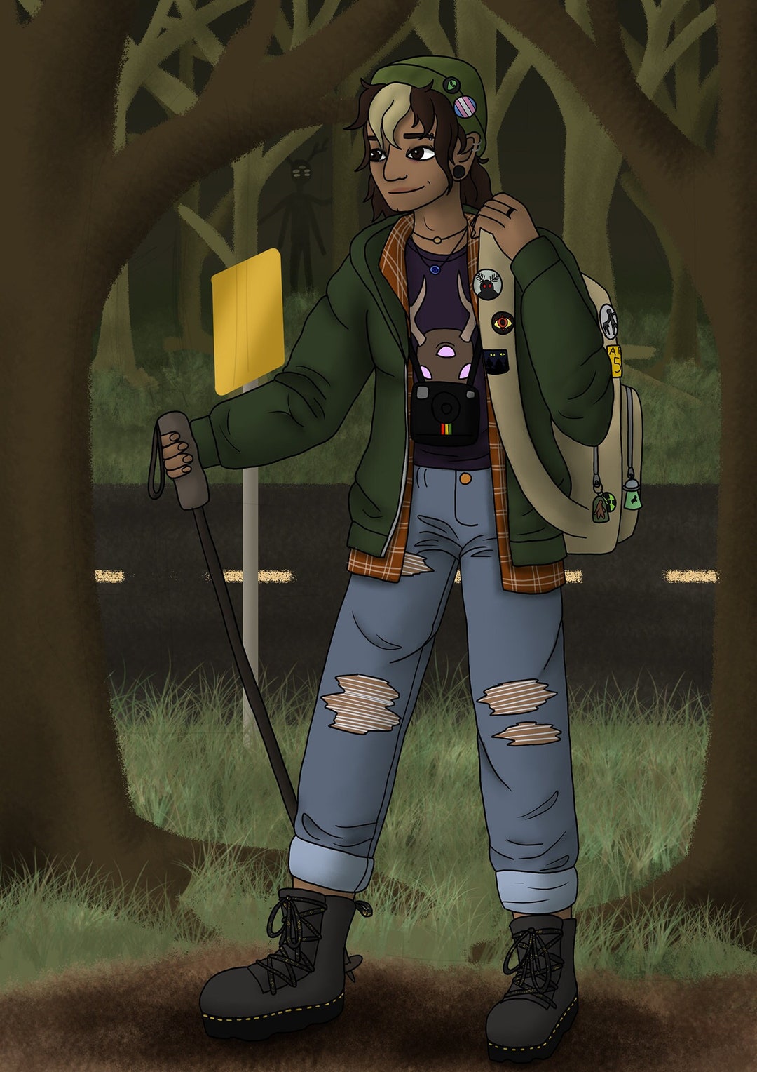 Cryptid, Cryptidcore Artwork, Digital Art Piece, Digital File for ...