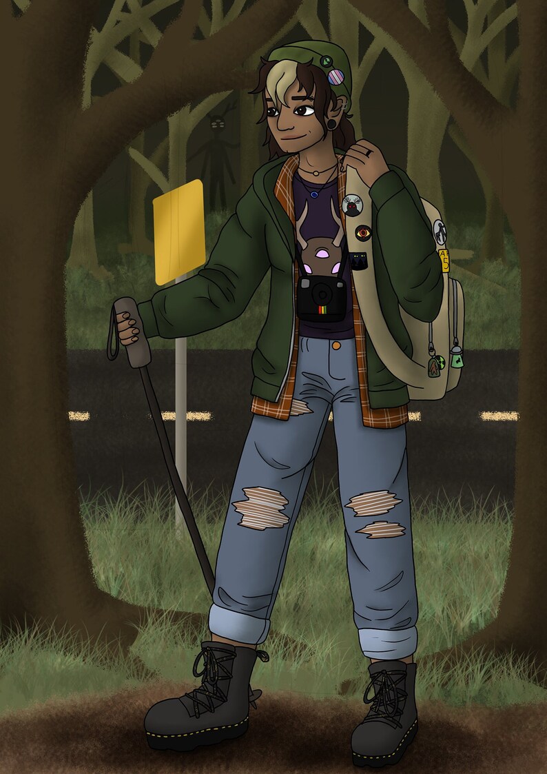 Cryptid, Cryptidcore Artwork, Digital Art Piece, Digital File for ...