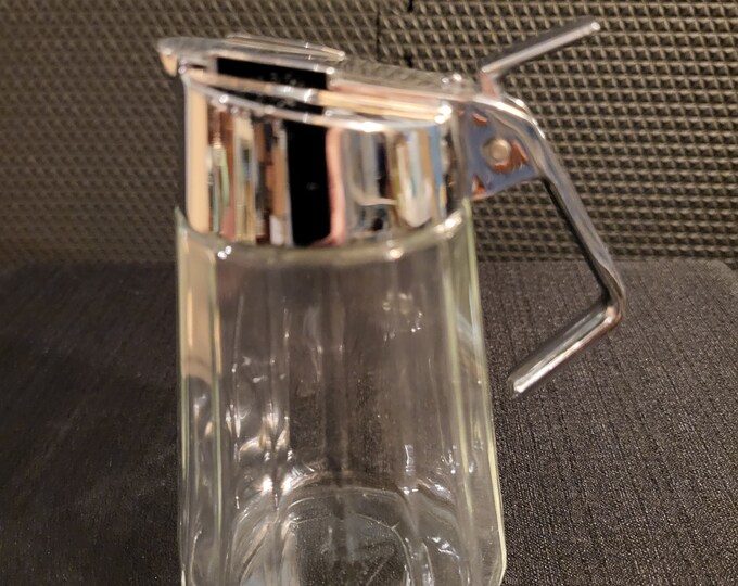 Vintage BMF German Made Glass Syrup Dispenser - Etsy