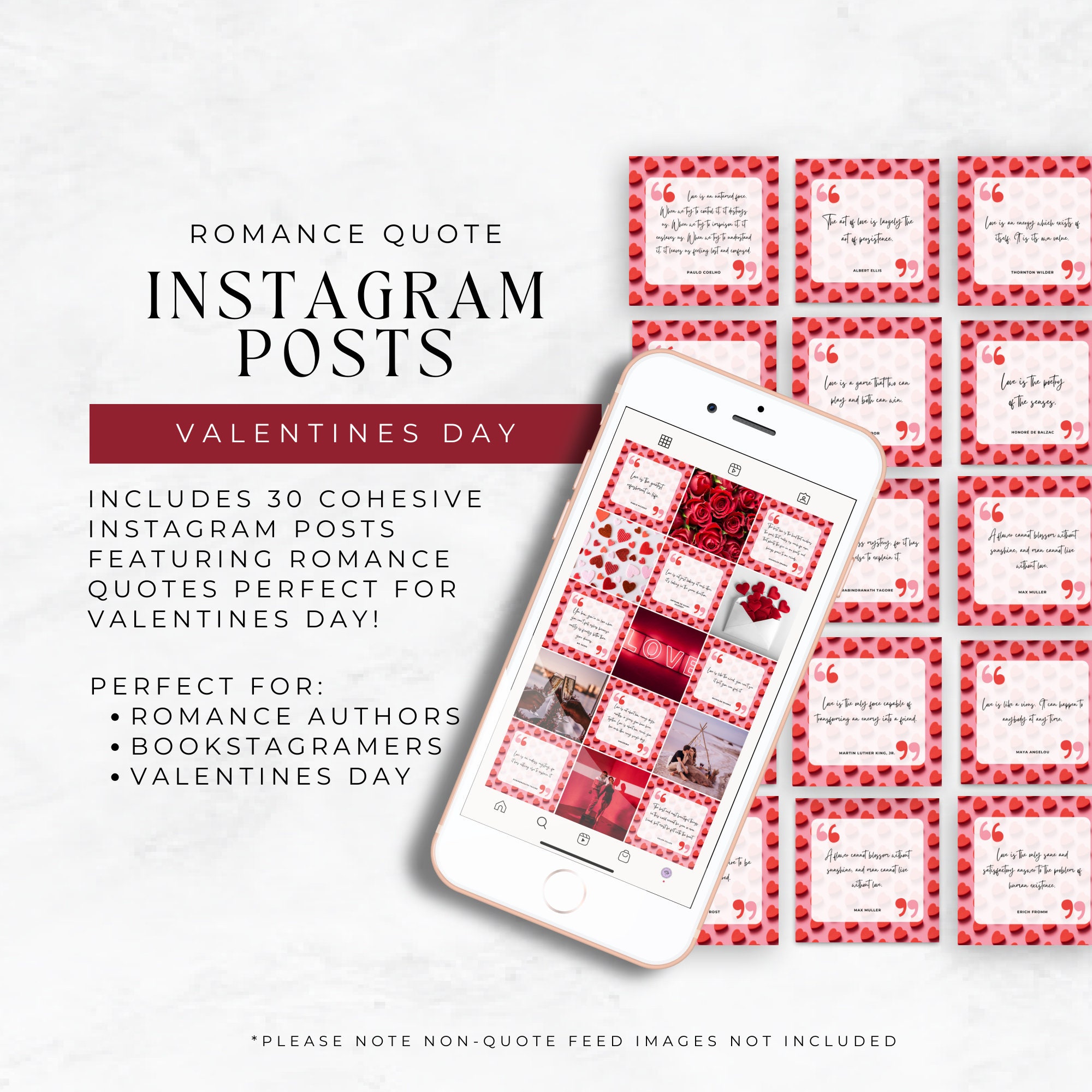 Canva Template | Valentines Day Social Media Posts Template | Editable ...