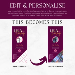 Retractable Banner Canva Template Romance Authors | Roll up Banner ...