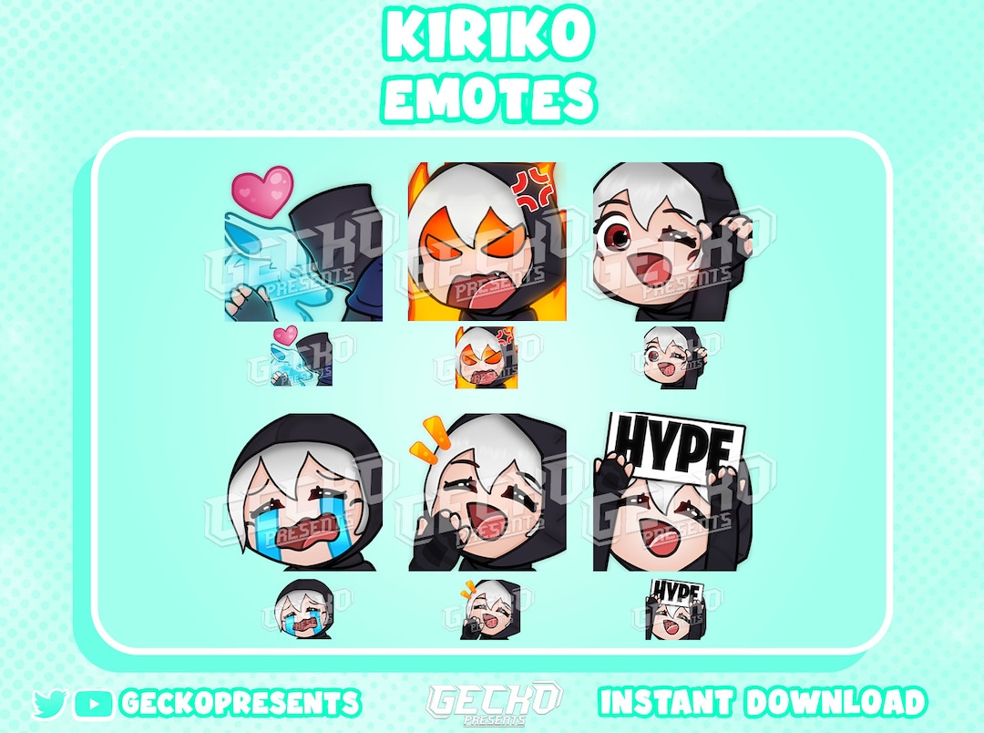 6 Kiriko OW2 Emotes | Static | Twitch Emotes, Discord Emotes - Etsy