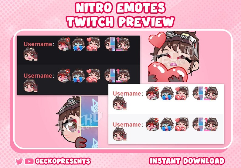 Nitro Fragpunk Twitch Emotes (6) | Static | Twitch Emotes, Discord ...